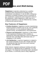 VAC - The Art of Being Happy Syllabus | PDF | Happiness | Well Being