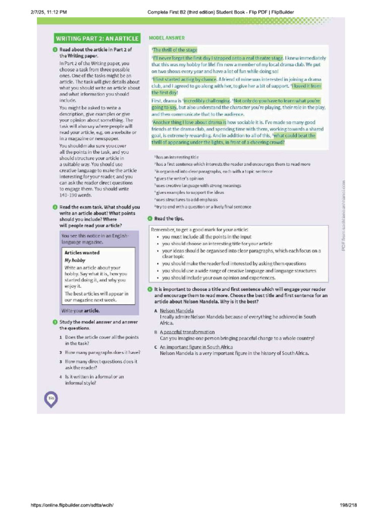 Writing Task | PDF