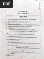 Geography Board Paper 2025 | PDF | Soil | Rain