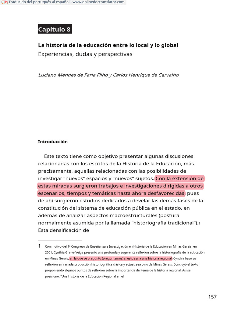 Latinoamérica la educación y su historia-157-189.pt.es | PDF ...