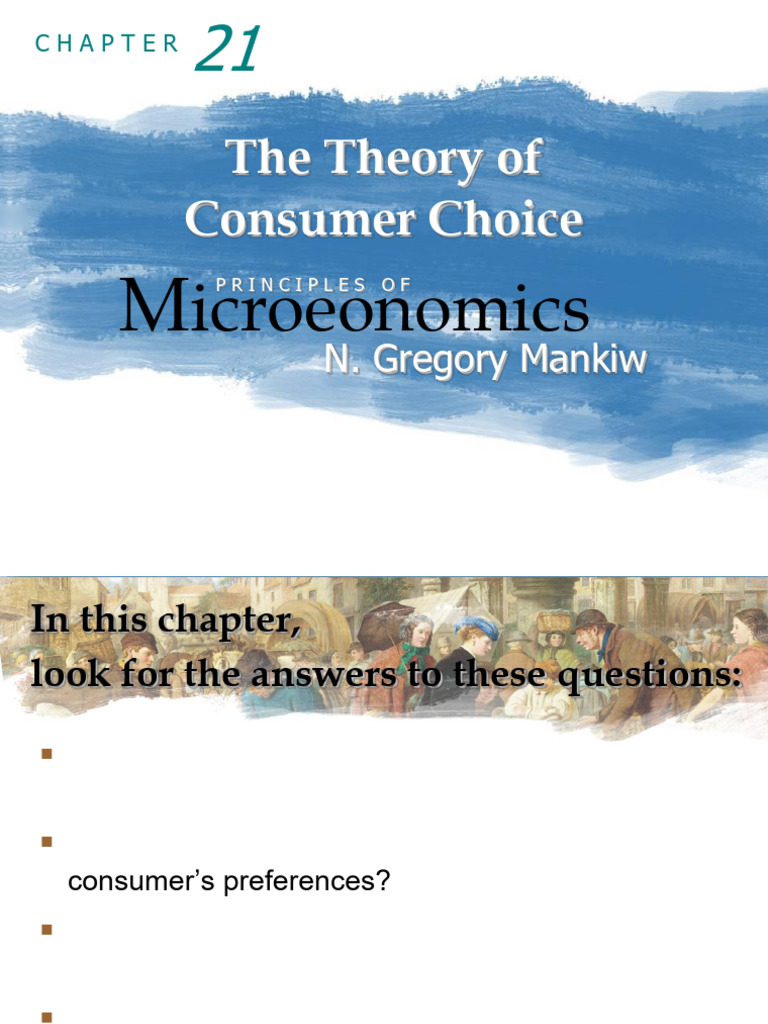 Lecture Note 7 Consumer Choice-1 | PDF | Economics | Business Economics