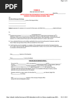 PPF Account Extension Application Form H | PDF