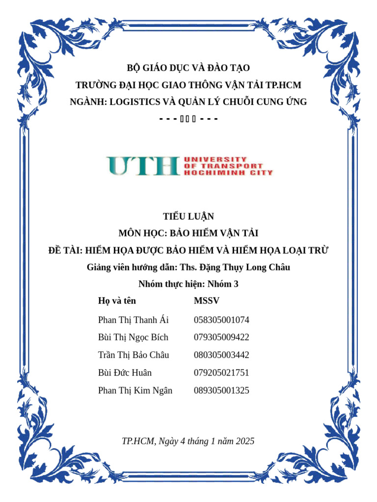 Tiểu luận BHVT | PDF