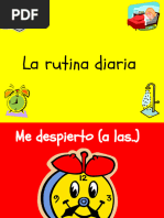 Worksheet - Mi Rutina Diaria | PDF | Verbo