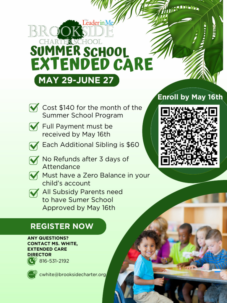 Summer School Enrollment Flyer | PDF