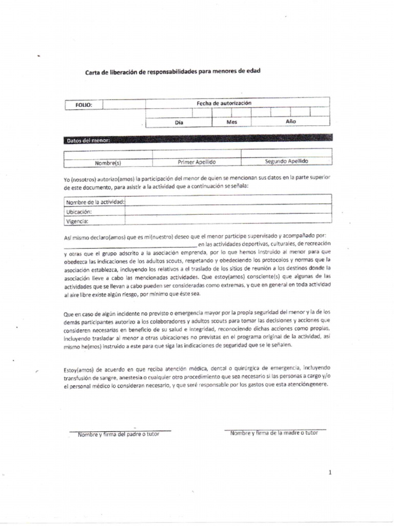 Permiso Salida | PDF