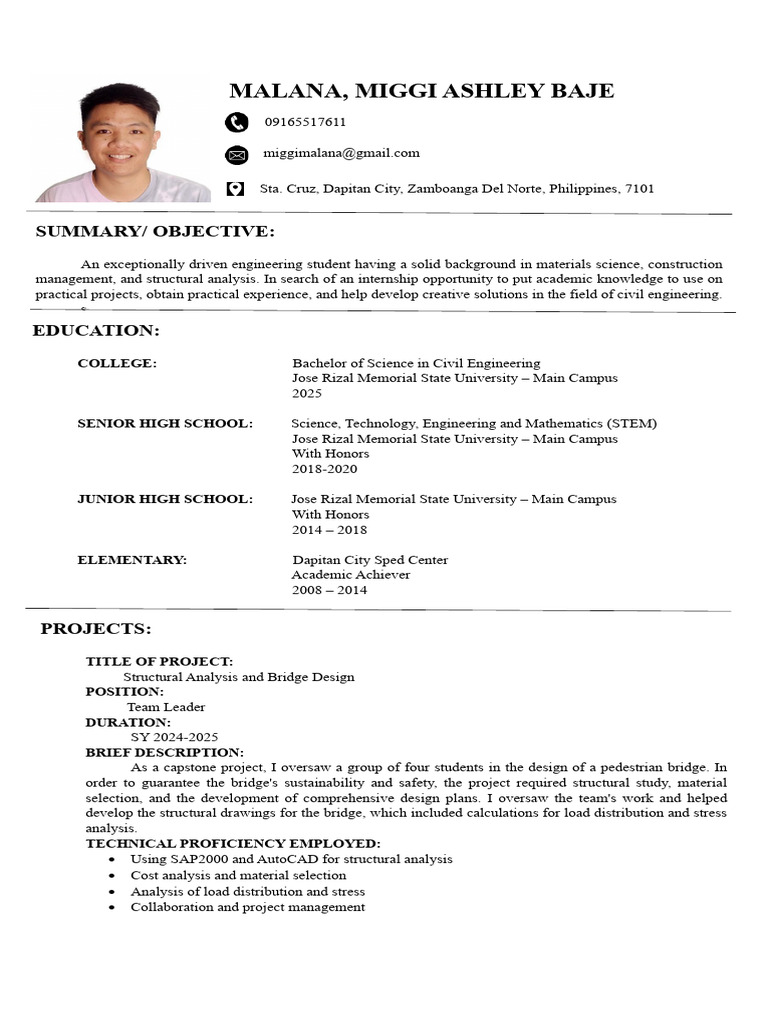 MALANA Activity11 Resume | PDF | Engineering