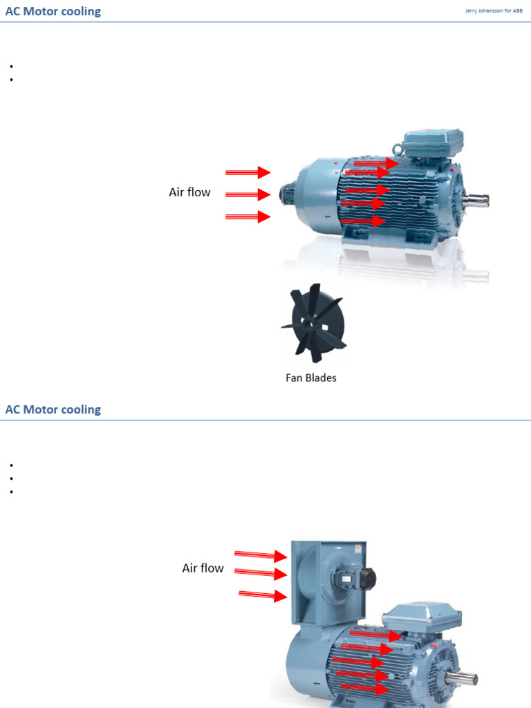 AC Motor Cooling Methods Explained | PDF