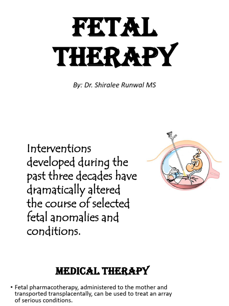 Fetal Therapy Sirale | PDF | Fetus | Childbirth