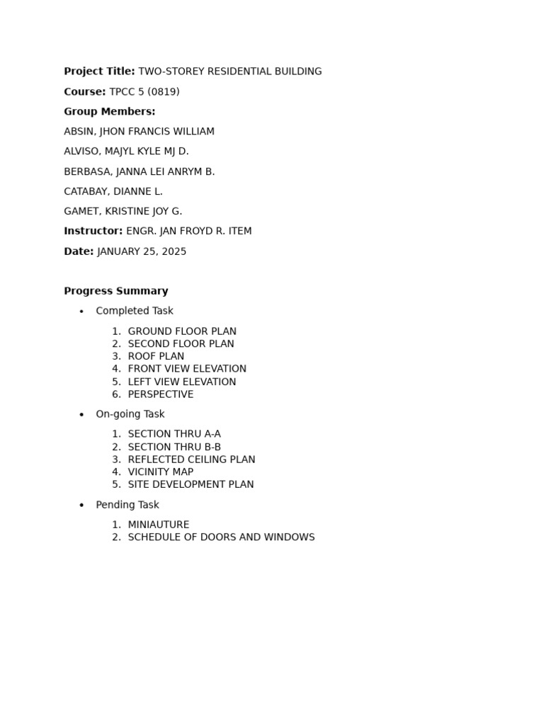 Group 6 - Week 1 Progress Report | PDF
