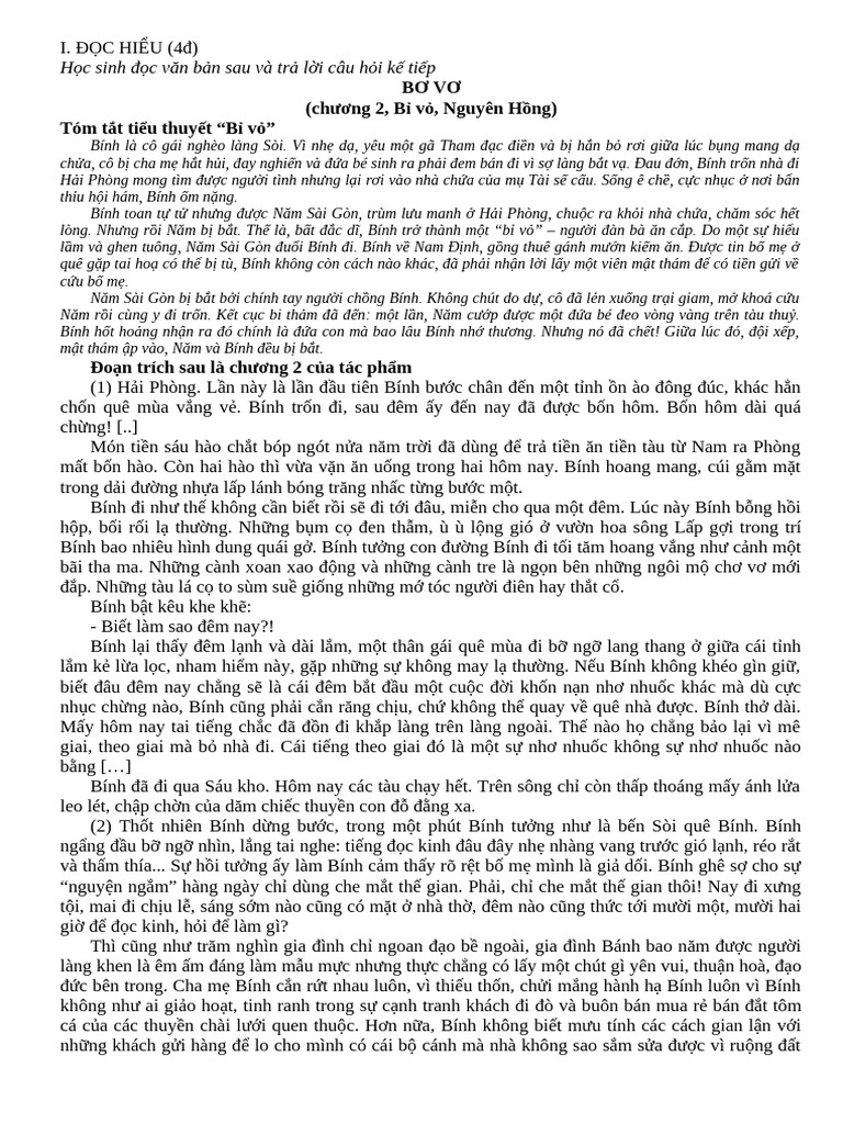 De Luyen Tap Tieu Thuyet 1 | PDF