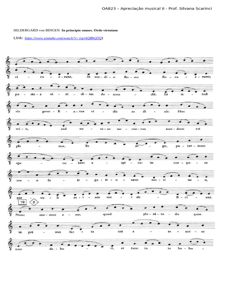 Hildegard Von Bingen Ordo Virtutum Final | PDF