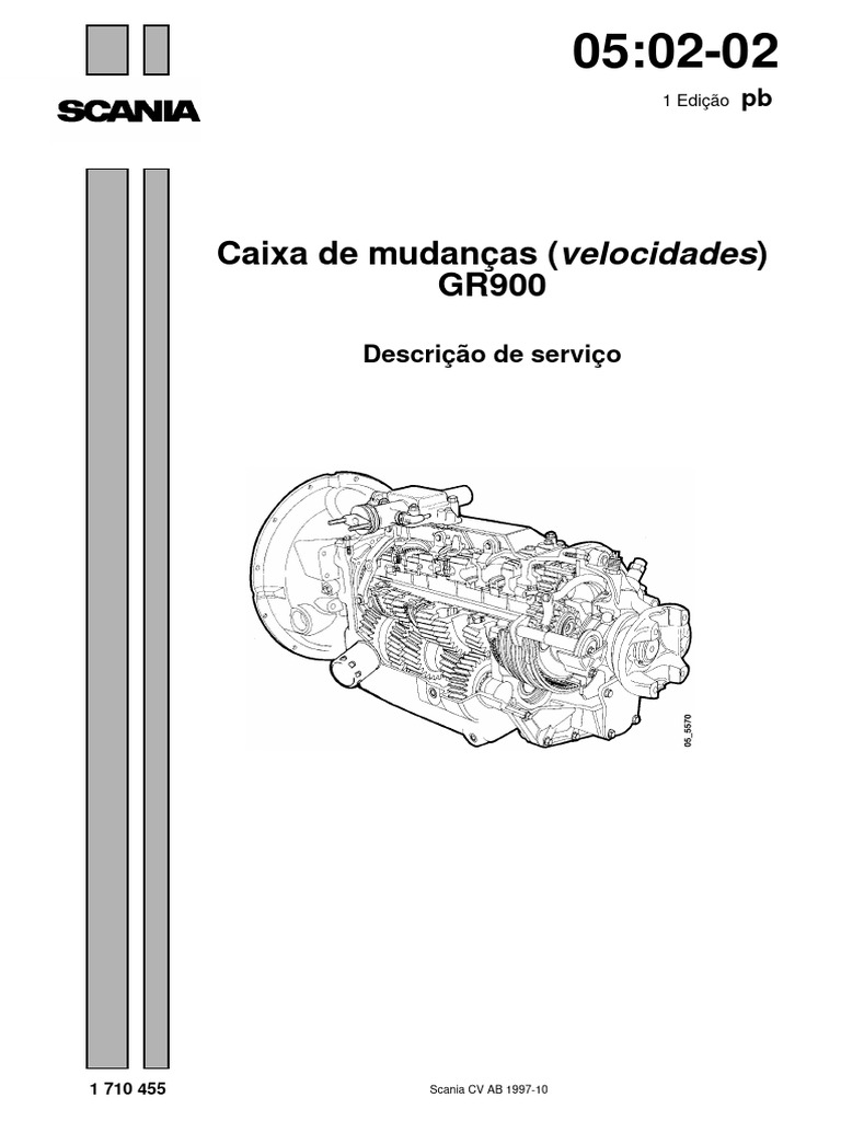 Caixa de Mudanas gr900 Manual de Servio - Compress | PDF | Engrenagem ...