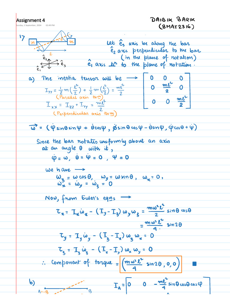 Assignment 4 Soln | PDF