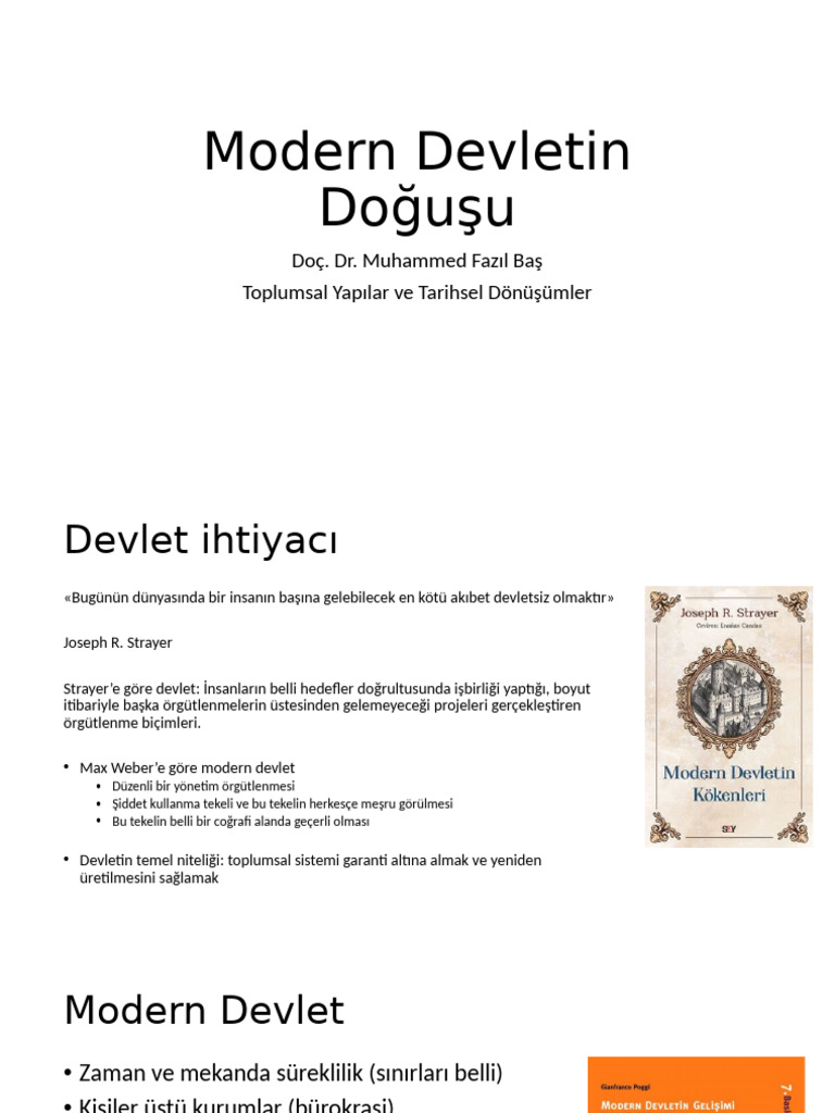 toplumsal5 Modern devlet | PDF