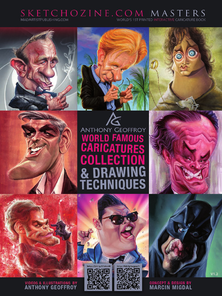 Anthony Geoffroy Caricatures Eng WebPDFsmall | PDF | Copyright