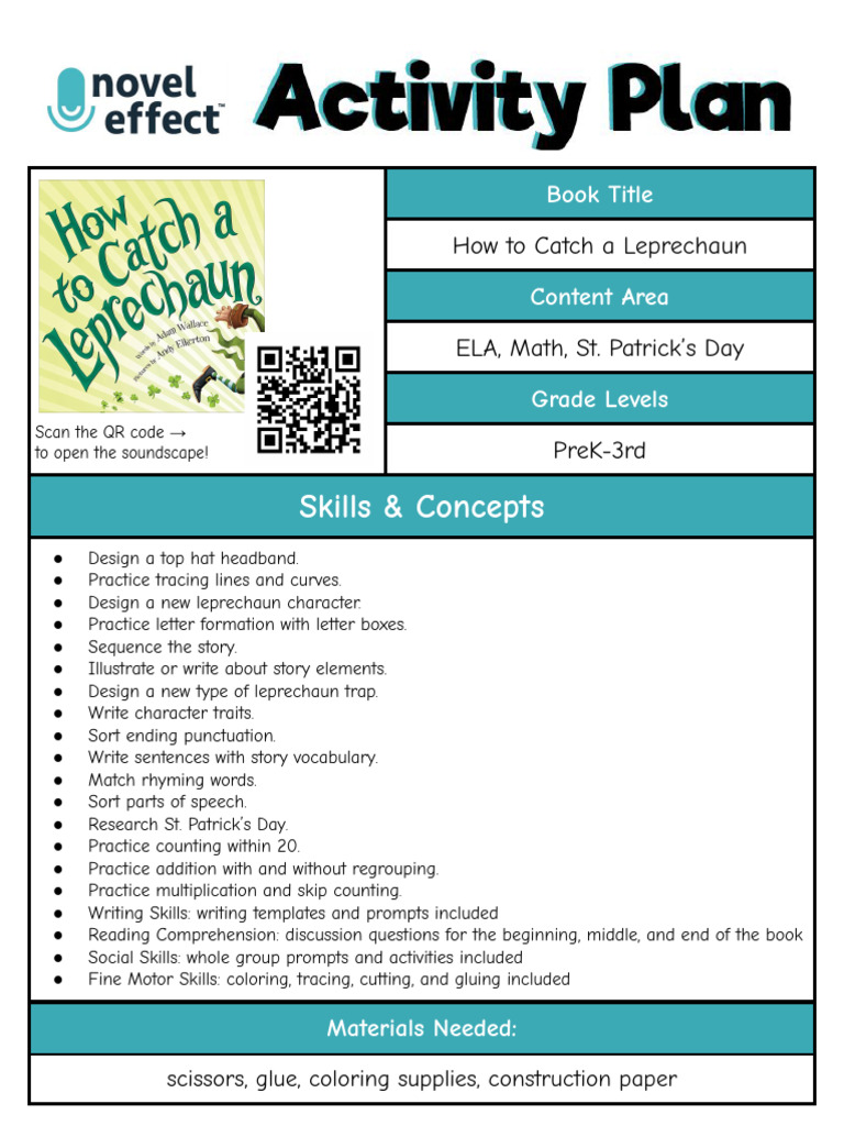St. Patrick's Day Activities for Kids | PDF | Part Of Speech | Grammar