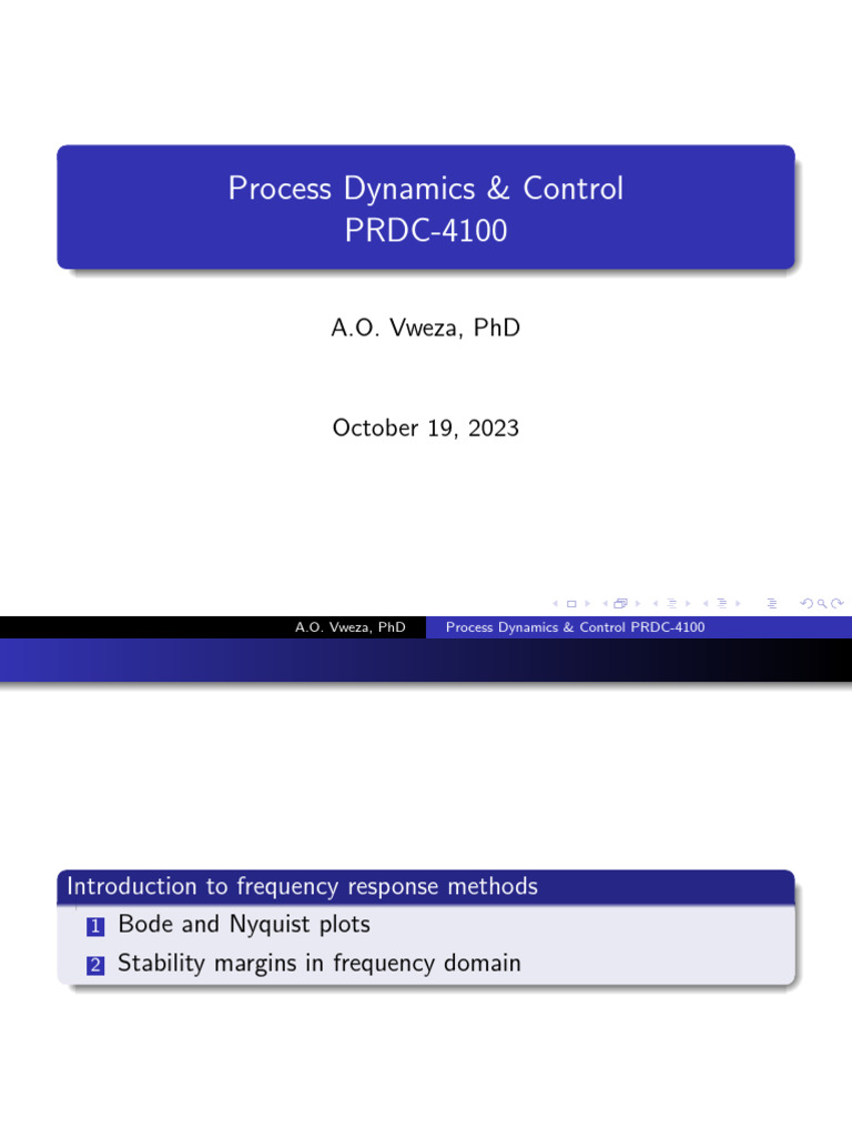 PRDC-4100-Introduction To Frequency Response Methods | PDF | Computer Engineering | Applied ...