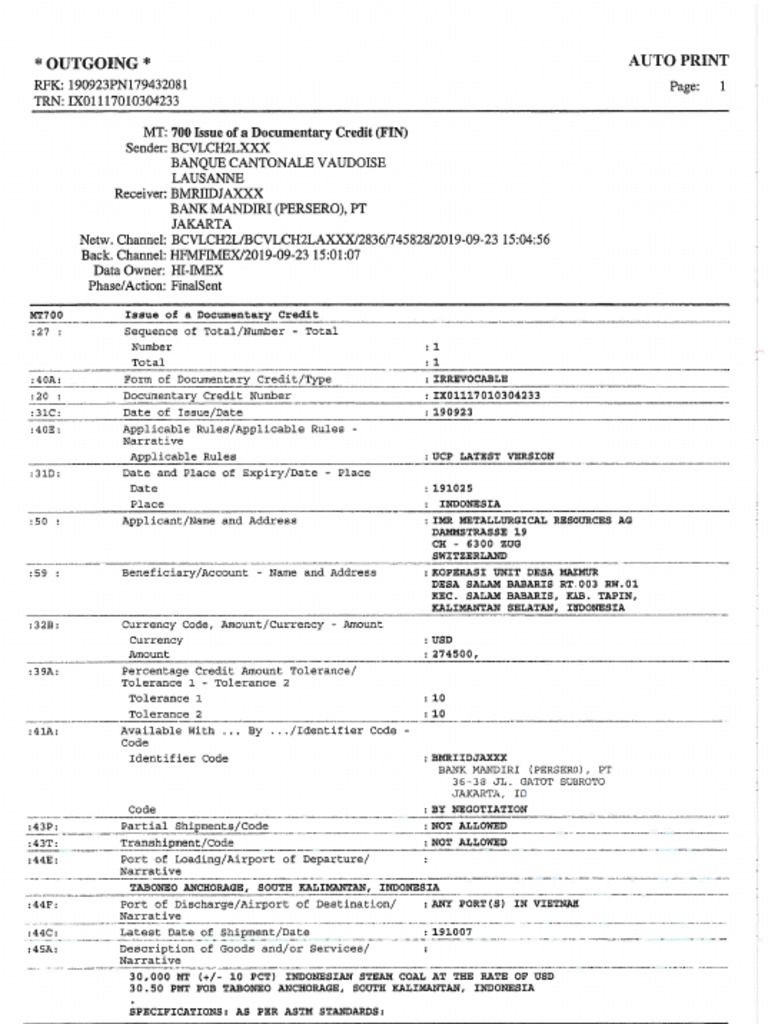 LC - MV HTK Fortune | PDF