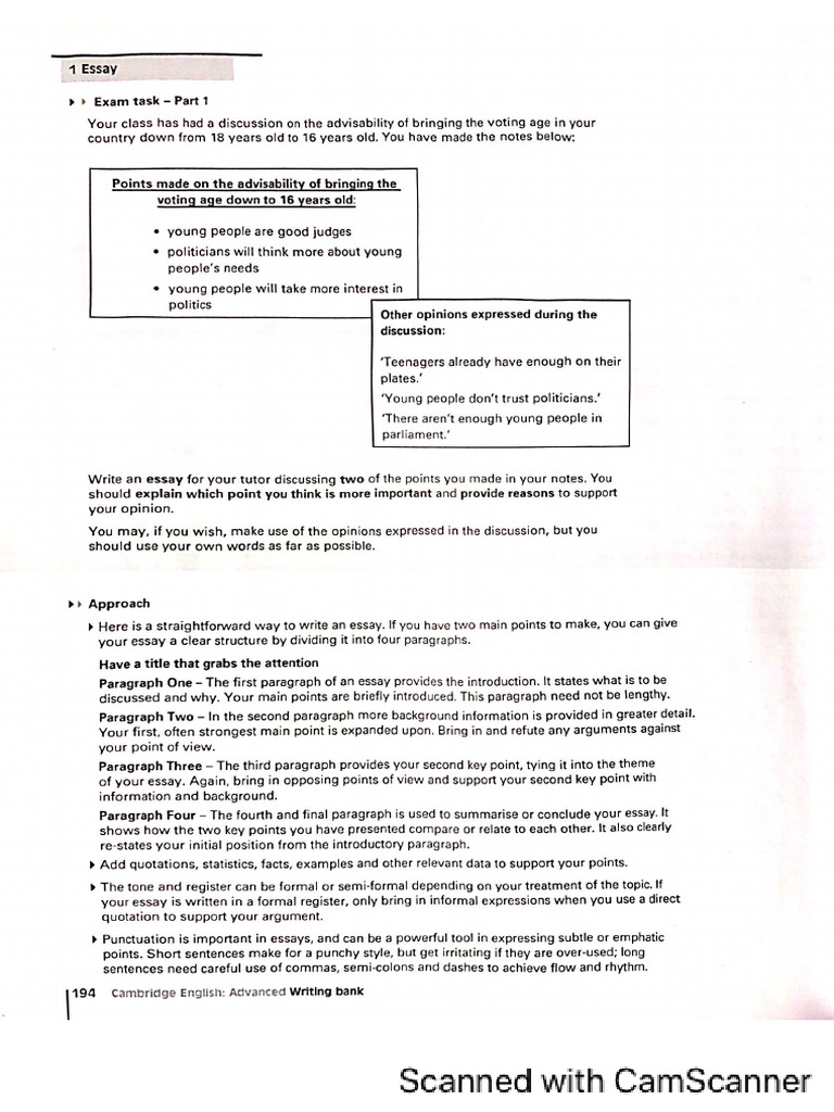 C1 Writing Bank | PDF
