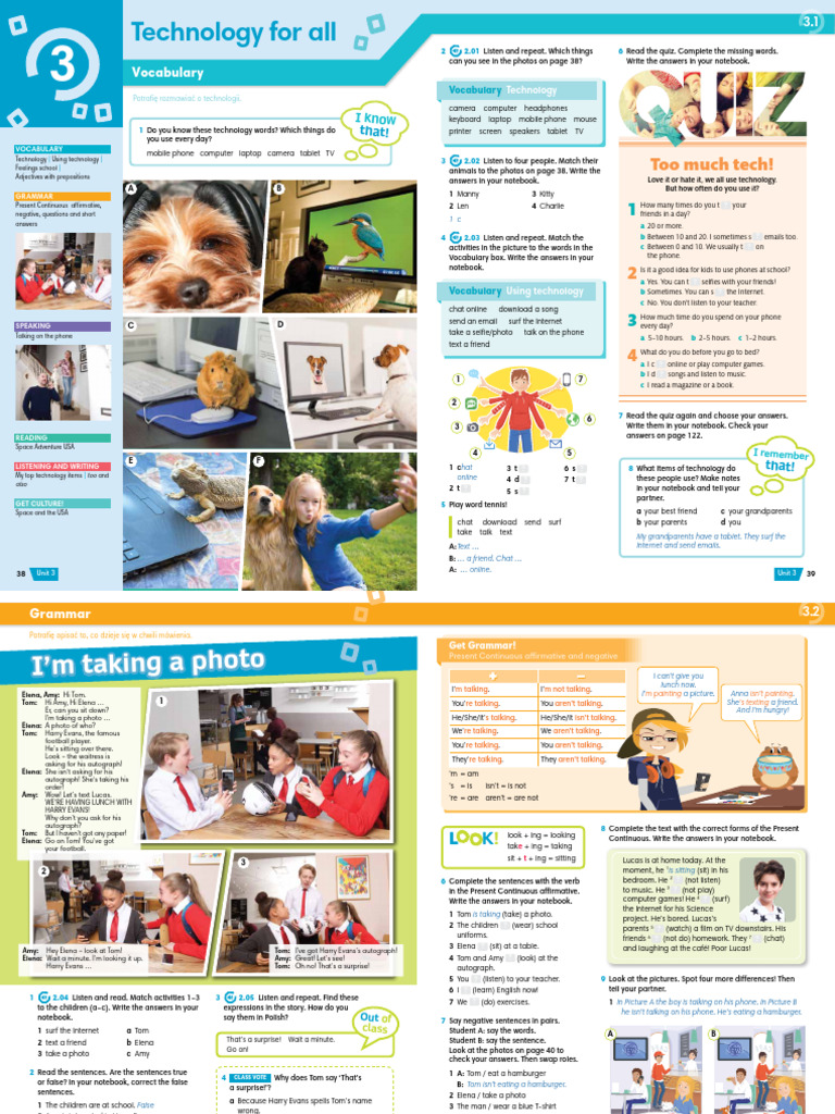 Technology For All: Too Much Tech! | PDF | Vocabulary