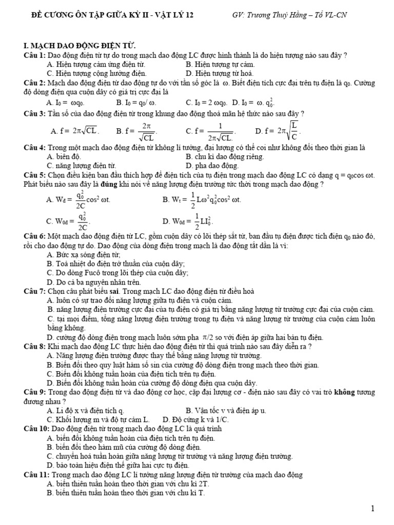 HS DE CU O NG O N GIU A KY II MO N VA T LY 12 f51f9 | PDF