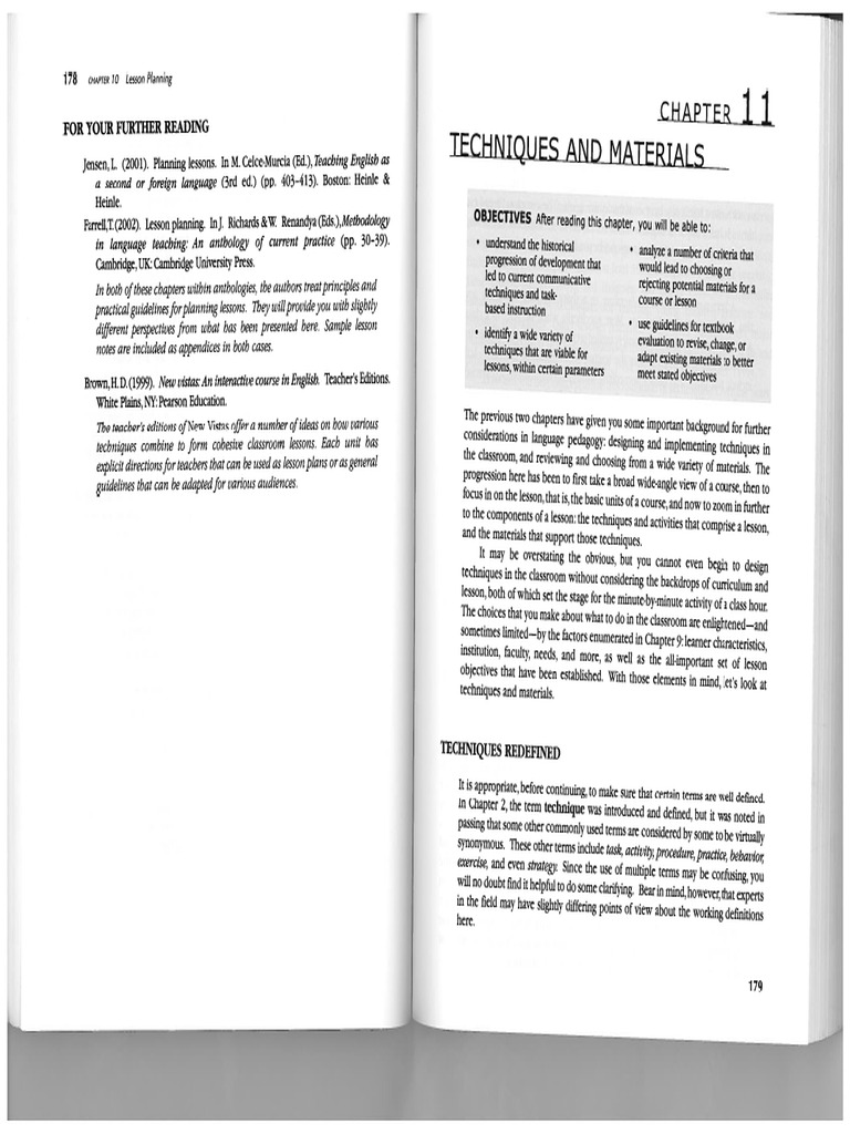 TEACHING BY PRINCIPLES THIRD EDITION Techniques and Materials | PDF