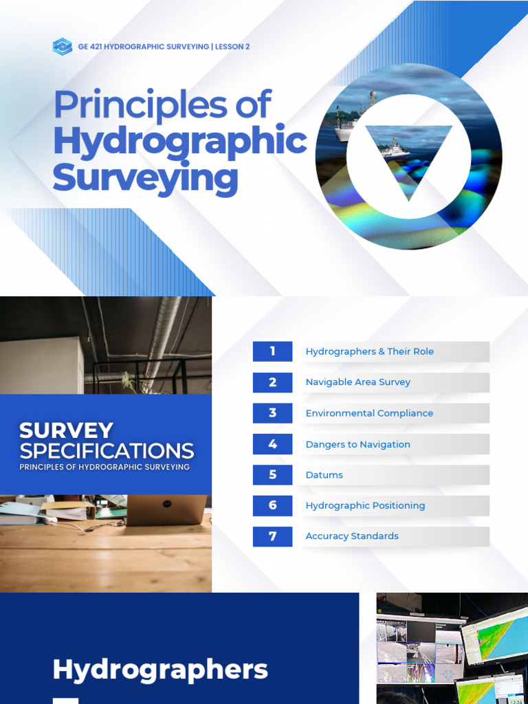 LESSON 2. Principles of Hydrographic Surveying | PDF | Hydrography | Surveying