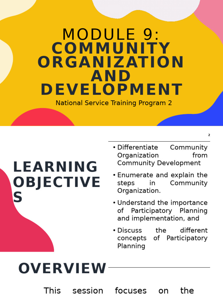 Week 9 Community Organization Development | PDF | Empowerment | Community