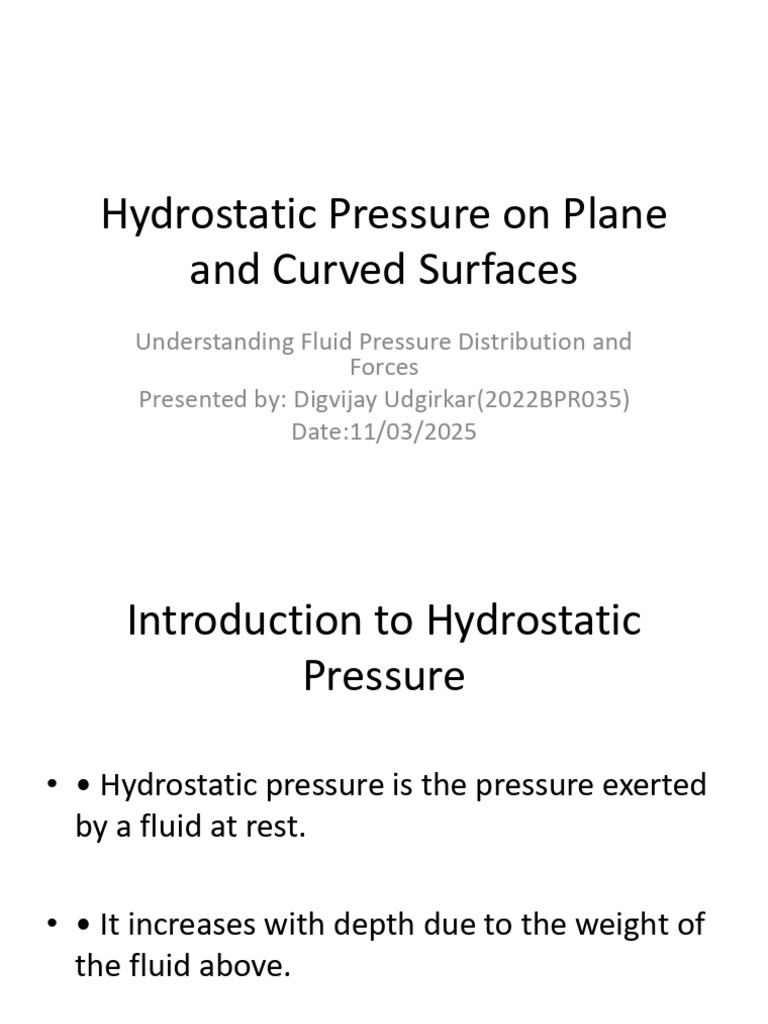 Hydrostatic_Pressure | PDF