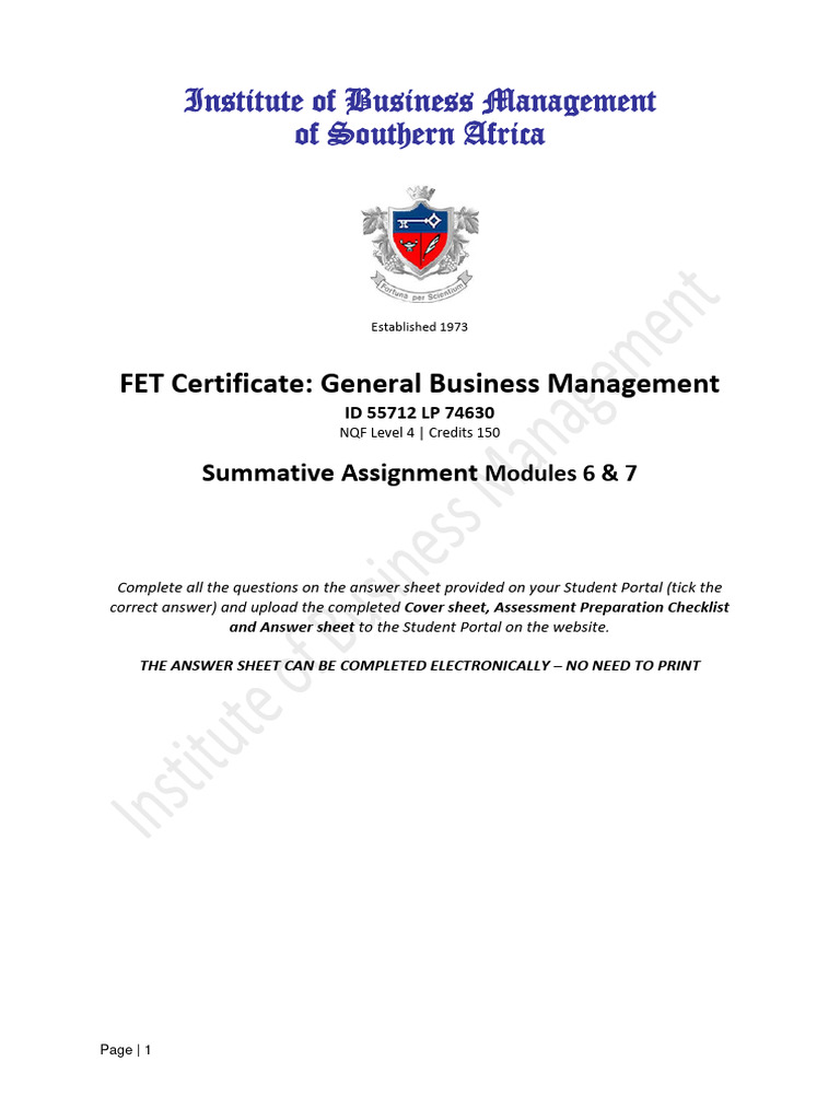 Summative Assignment Modules 67 | PDF | Speed Reading | Marie Curie