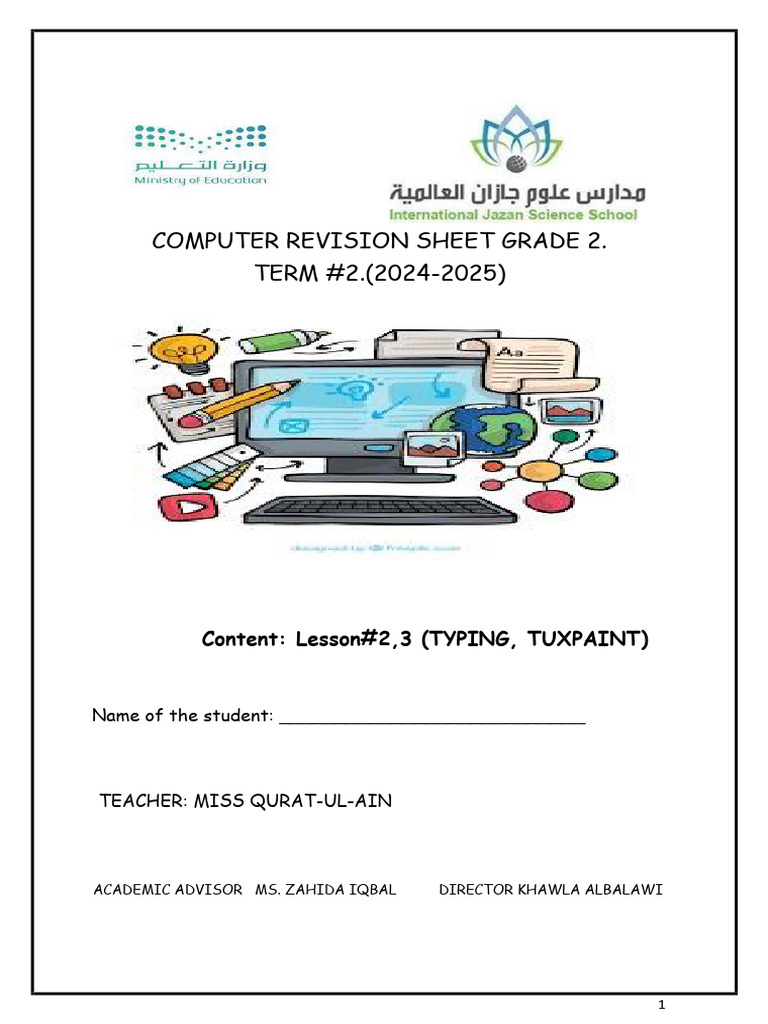 Computer Revision Sheet Term 2.exam | PDF | Computer Keyboard | Computing