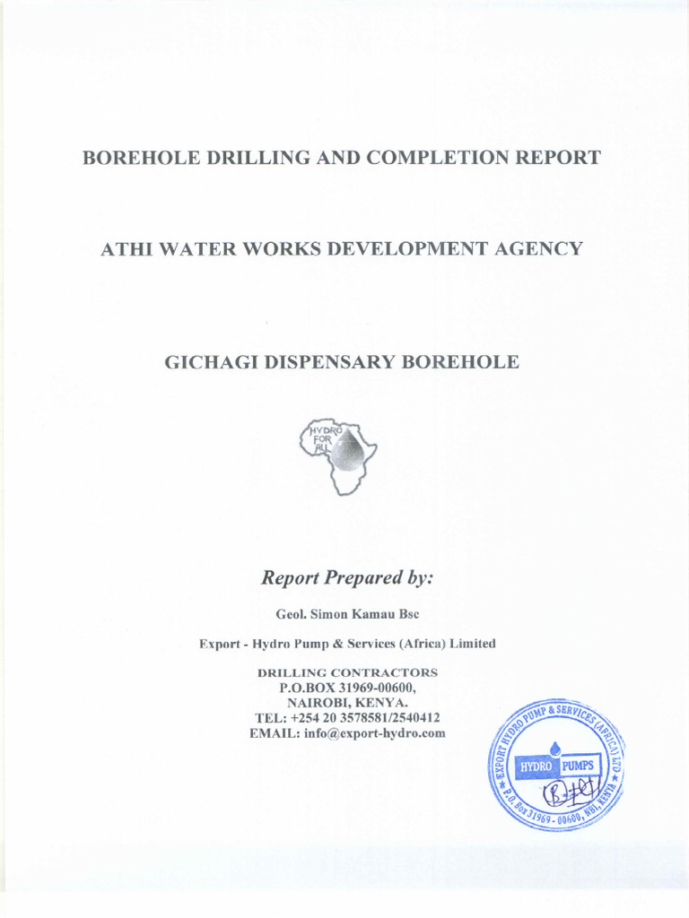 Gichagi Dispensary BCR | PDF