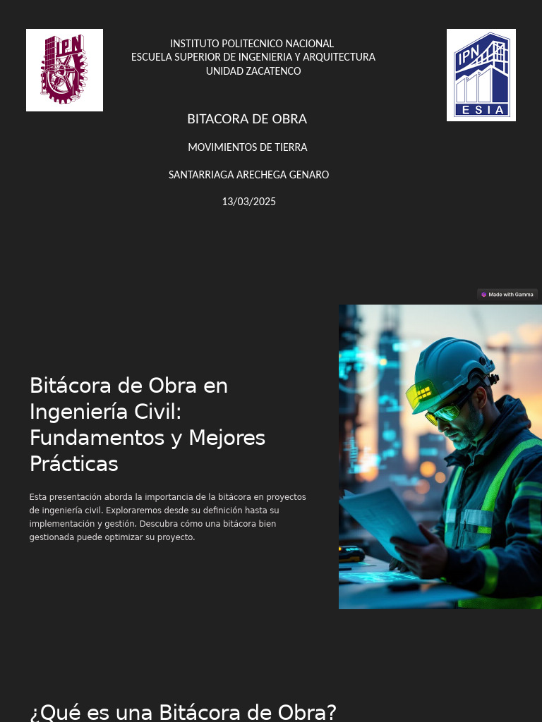 Bitacora de Obra en Ingenieria Civil Fundamentos y Mejores Practicas ...