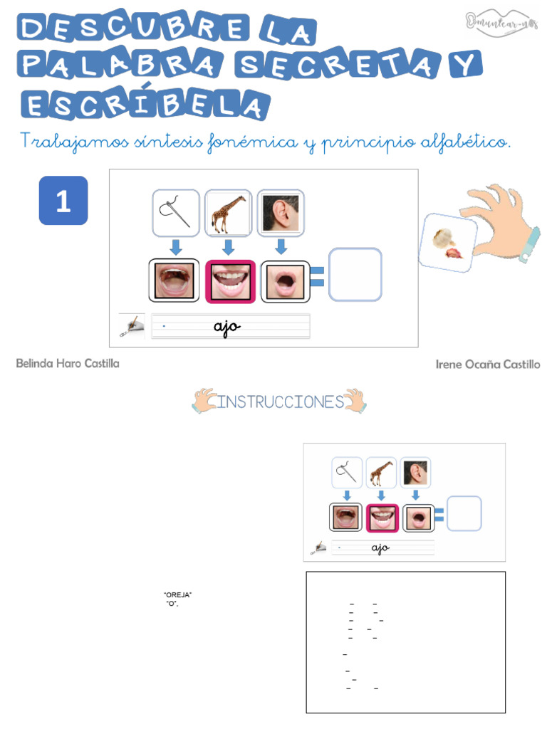 Descubre La Palabra Secreta Final 1 (Escribe) | PDF