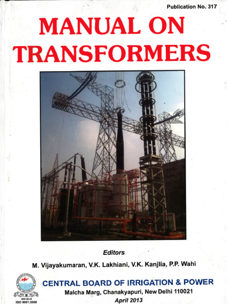 CBIP Manual On Transformers 1739940191 | PDF | Transformer | Paint
