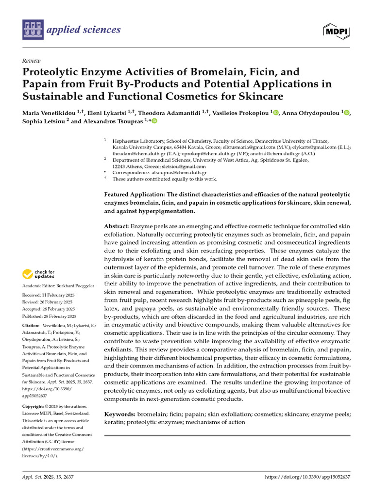Bromelain and Papain | PDF | Protease