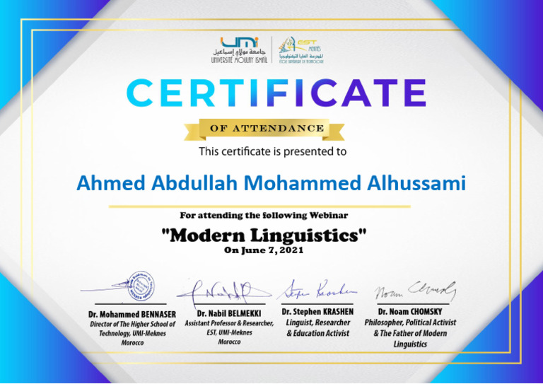 Modern Linguistics Certifiacte | PDF
