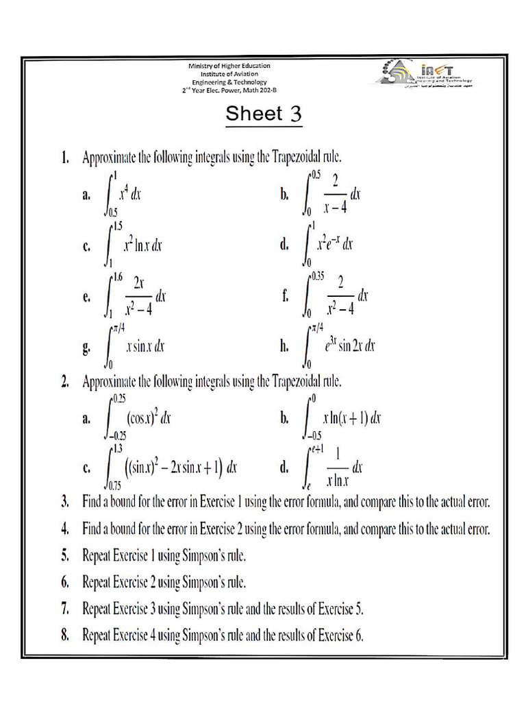 Sheet3 Math | PDF