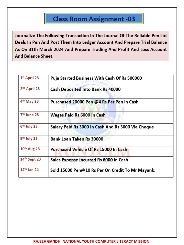 Class Room Assignment | PDF
