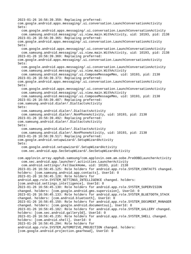 PM Debug Info | PDF | Android (Operating System) | Unix