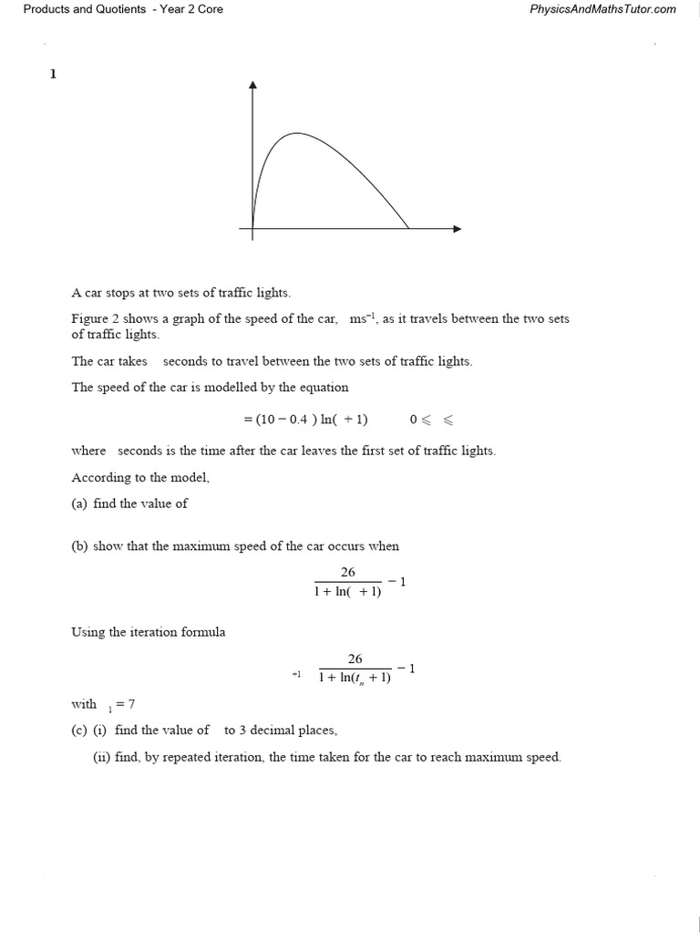 Products and Quotients QP | PDF | Mathematical Concepts | Applied ...