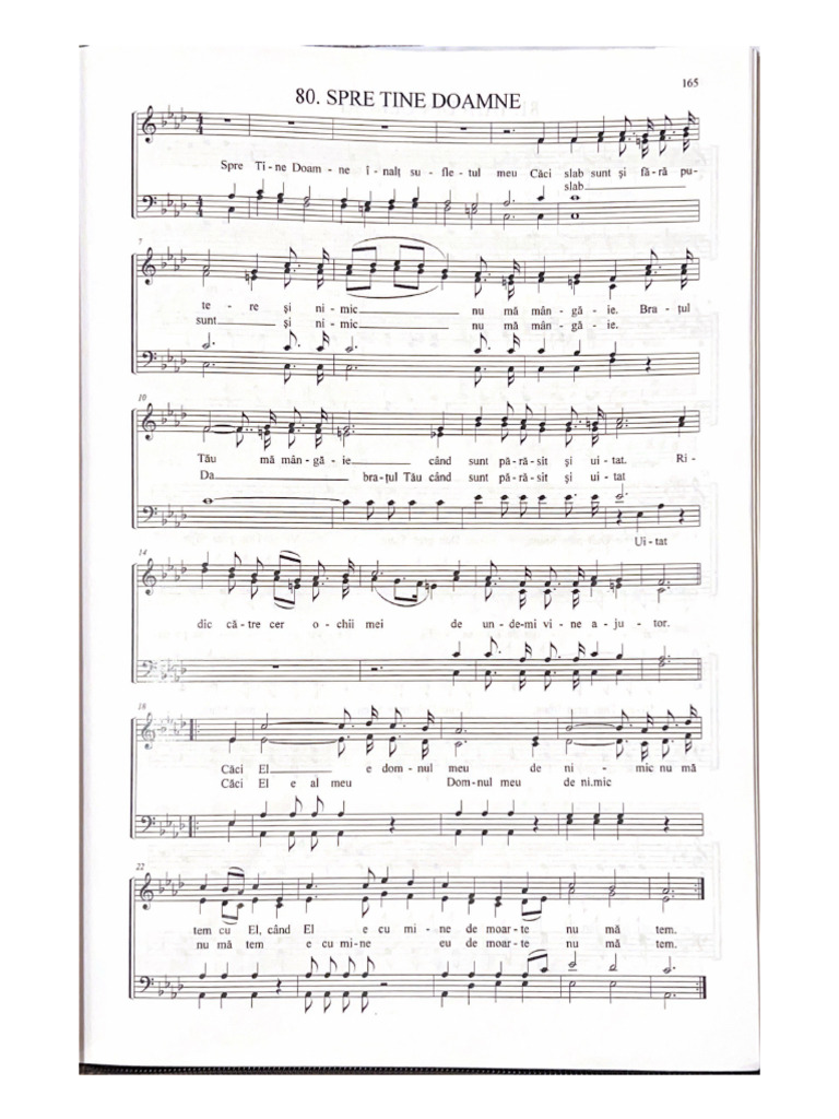 Spre Tine Doamne | PDF