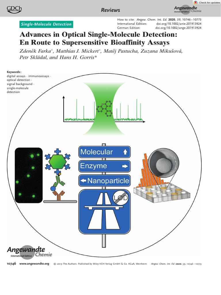Advances in Optical Single-Molecule Detection - en Route To ...