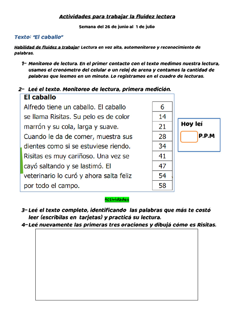 Cuarta Secuencia El Caballo | PDF