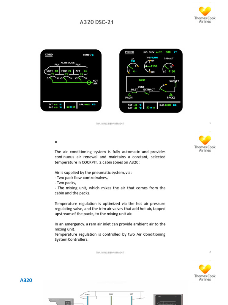 A320 Air-Conditioning | PDF | Valve | Air Conditioning