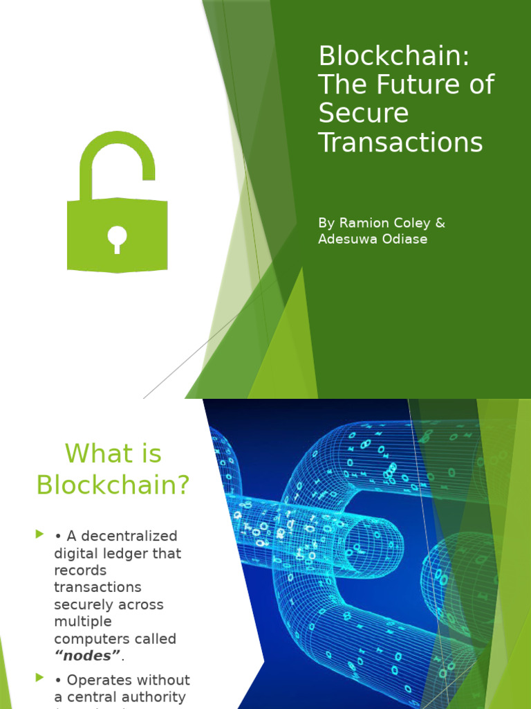 Blockchain Presentation | PDF | Computing | Information Technology