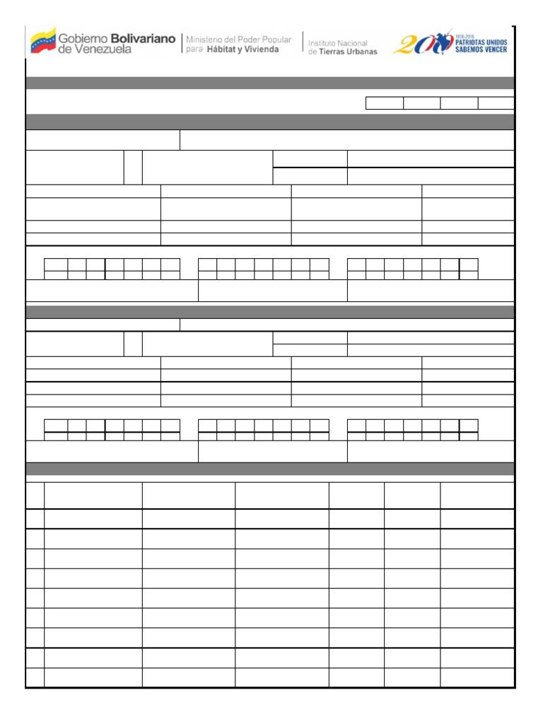 Ficha de Levantamiento Parcelario | PDF