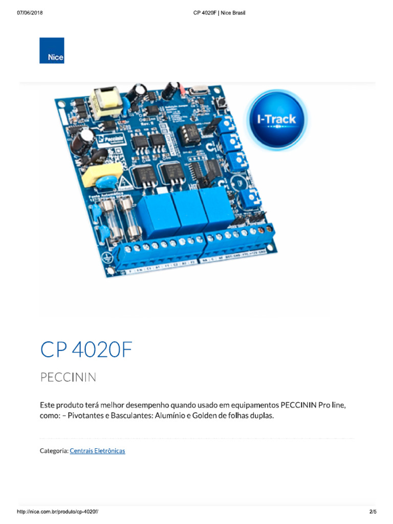 CP 4020F - Nice Brasil | PDF