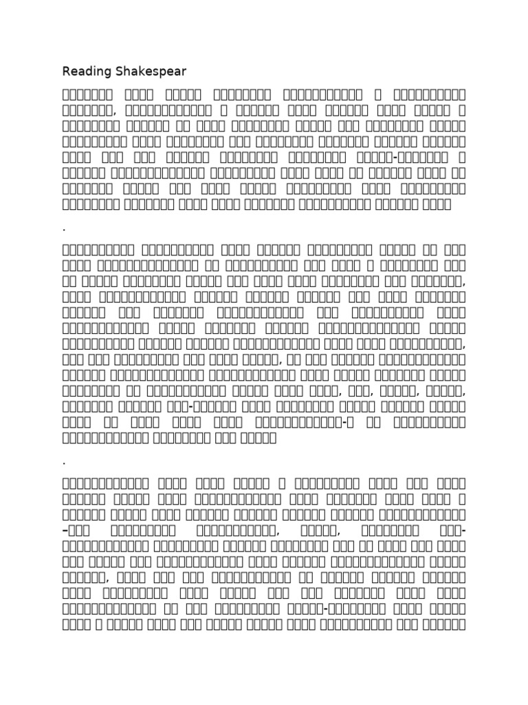 Reading Shakespear | PDF